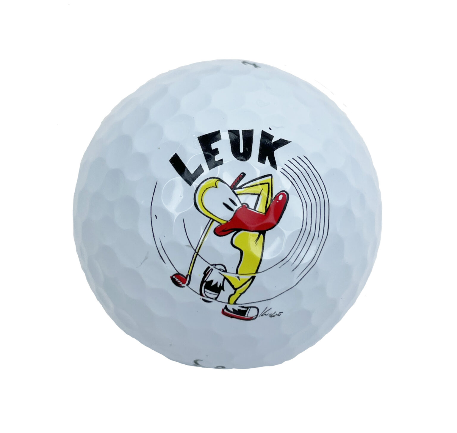 Leuk the Duck Pro V1 Golf Balls (Sleeve of 3) - Challenge